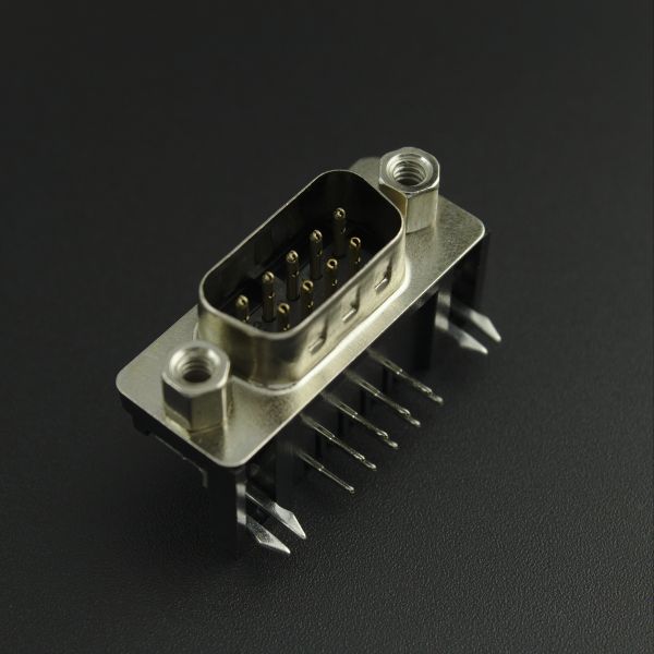 Conector DB9 Macho 90 Grados Para PCB