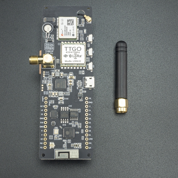 Placa De Desarrollo Ttgo Con Transceptor Lora 433470 Mhz Modulo Gps Neo 6m Y Modulo Wifi