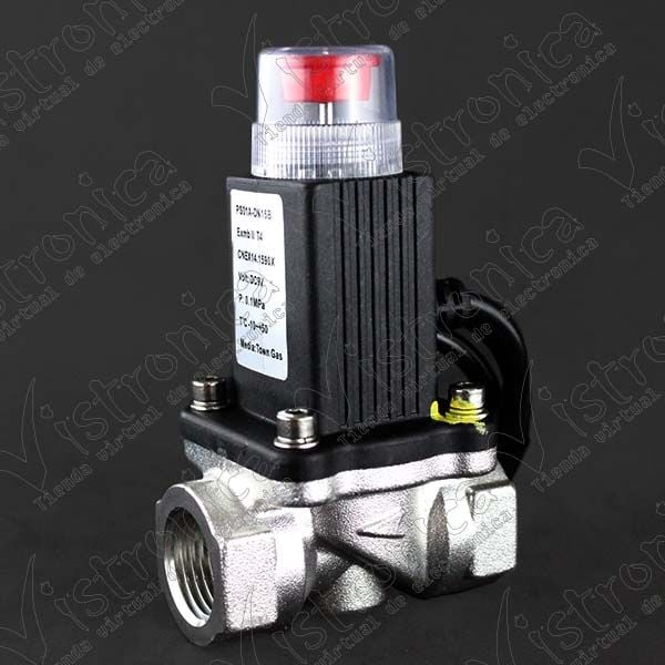 Electroválvula 1/2" De Cierre Para Gas Domestico