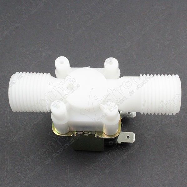 Electroválvula de Plástico 12V 1/2'' Sin Presión - VISTRONICA SAS