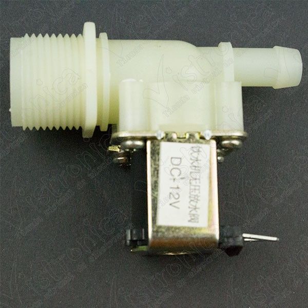 Electroválvula De Plástico 12V 3/4" a 10.5mm Sin presion
