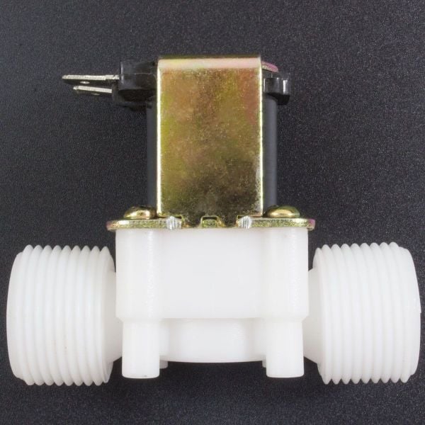 Electroválvula 24V 1/2" 90 grados Con Presión